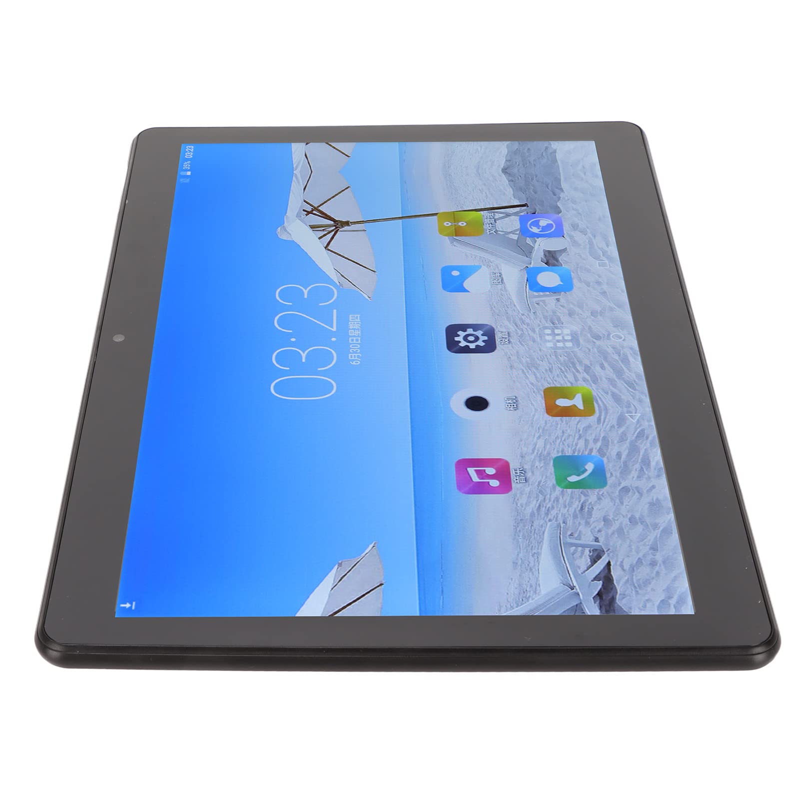 AUHX Tablet, Dual SIM 6000mAh 10.1 Battery 100240V Home Tablet (US Plug)