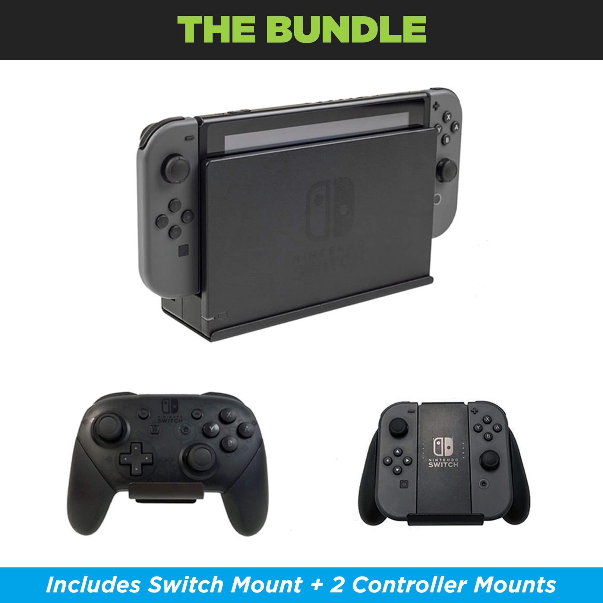 HIDEit Mounts Switch Wall Mount for Nintendo Switch - Made in USA, Steel Mount for Nintendo Switch and Nintendo Switch OLED to Safely Store Your Switch Console
