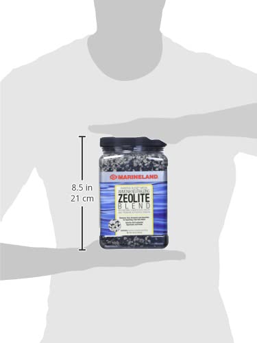Marineland Diamond Blend 50 Ounces, Ammonia-Neutralizing Zeolite And Carbon, aquarium Filter Media