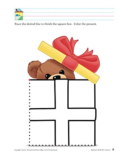 Readiness Skills K4 - Abeka 4 Year Old Kindergarten Development Skills Activity Student Work Book