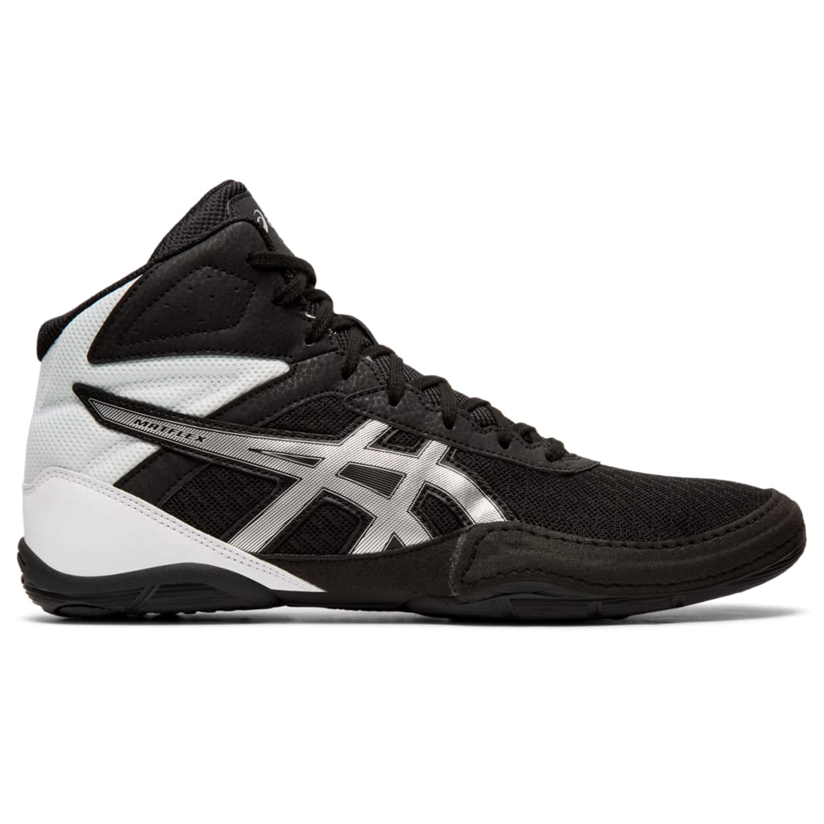 ASICS Men's MATFLEX 6 Wrestling Shoes, 14, BLACK/Silver
