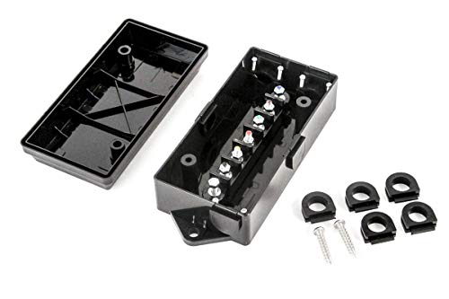 Red Hound Auto 7 Way Trailer Wire Junction Box Camper Truck Weather Proof RV Light Cord Plug