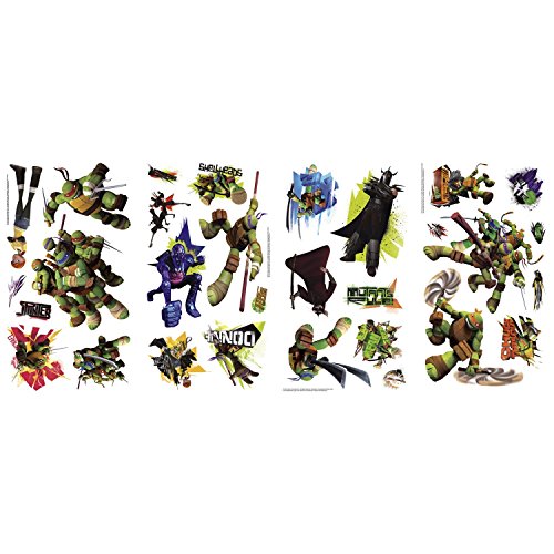 RoomMates RMK2246SCS Teenage Mutant Ninja Turtles Peel and Stick Wall Decals
