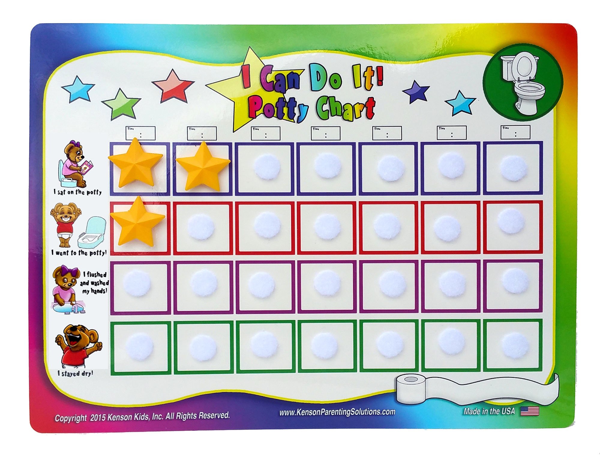 Updated Kenson Kids “I Can Do It!” Potty Chart Toilet Training System!