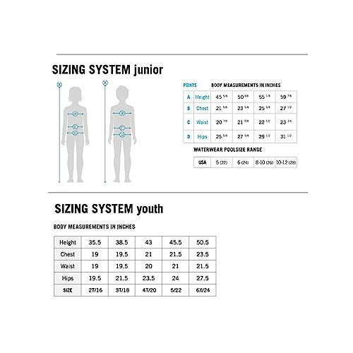 Arena Feel Girls' Junior Light Drop Back Solid Swimsuit MaxFit Comfortable One Piece Suit Pool or Beach, US Size 10-12 Jr/28, Black/Black