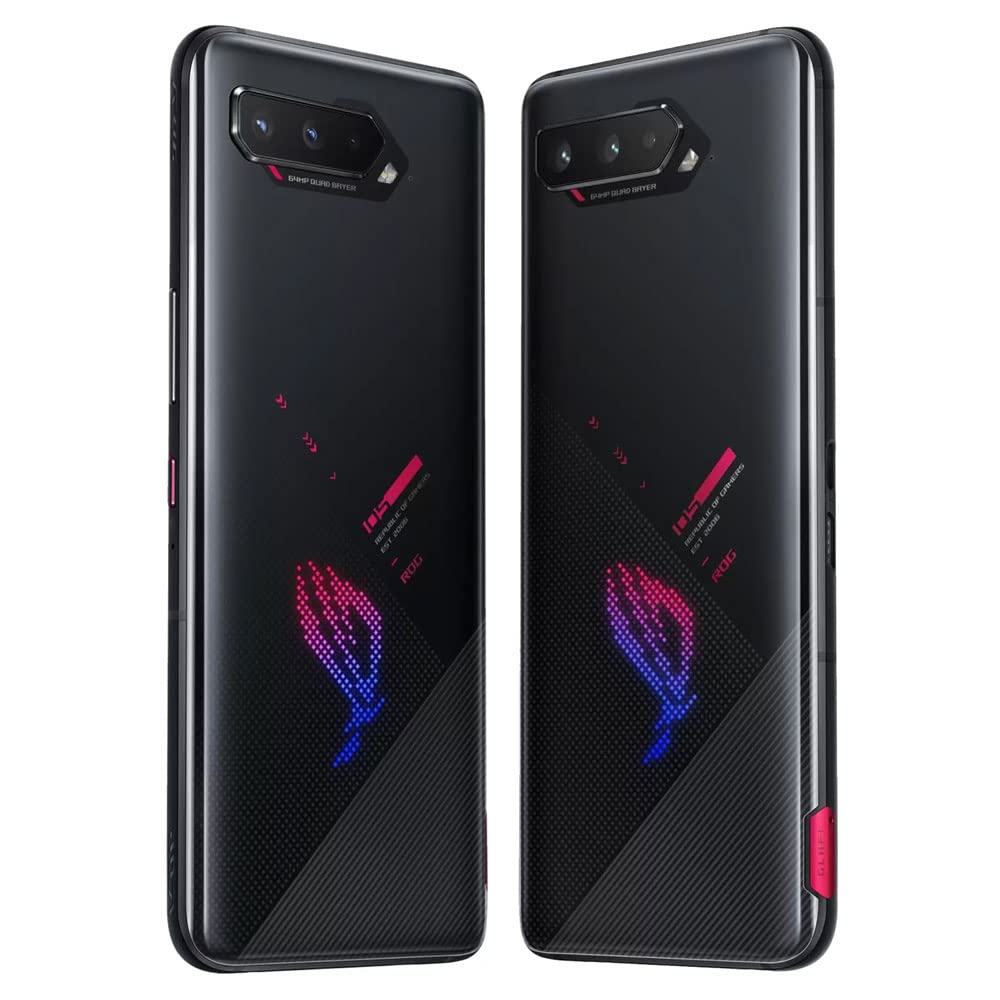 Asus ROG Phone 5 ZS673KS / I005DA 5G Dual 128GB 12GB RAM Factory Unlocked (GSM Only | No CDMA - not Compatible with Verizon/Sprint) Tencent Games Google Play Installed - Phantom Black