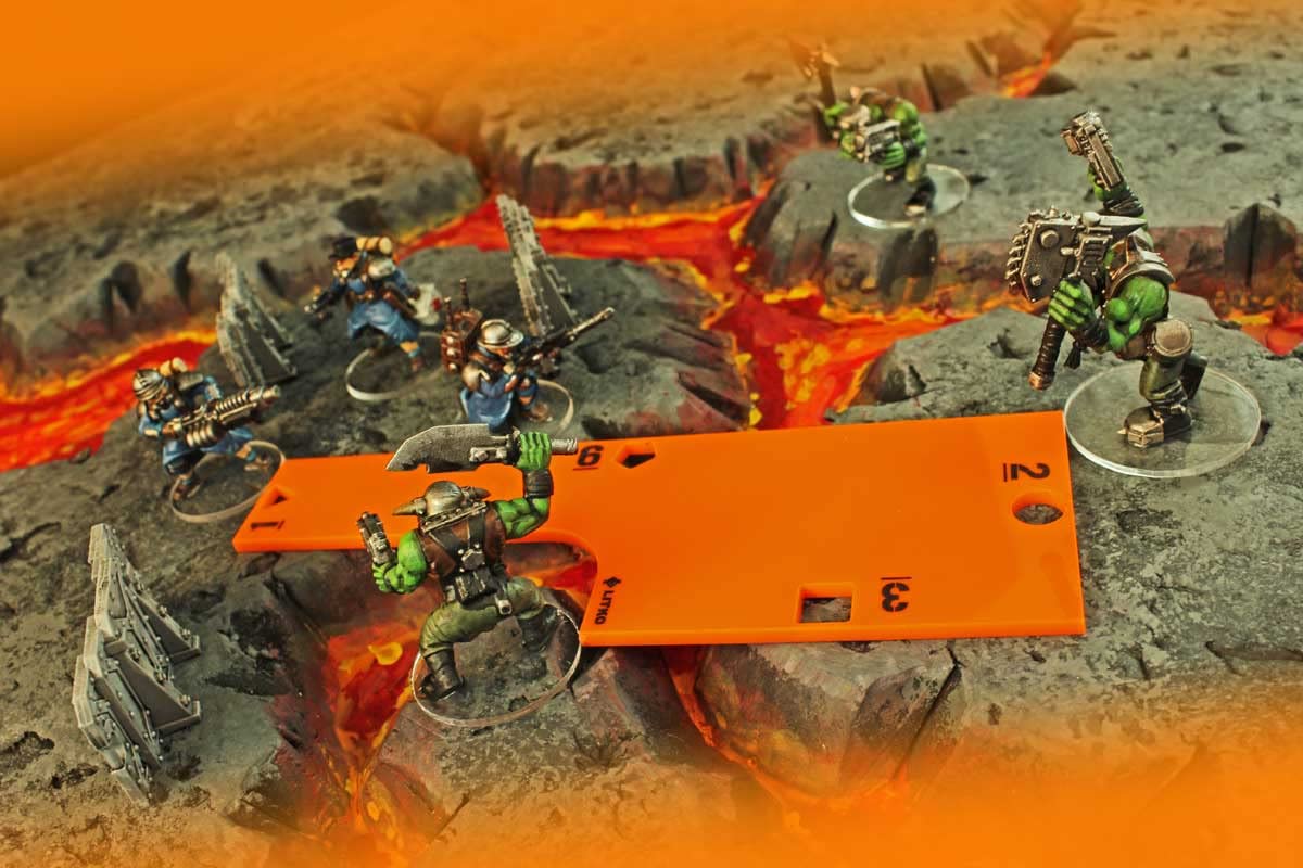 LITKO Range Tool Compatible with Warhammer 40,000 Kill Team 2nd Edition