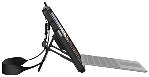 URBAN ARMOR GEAR UAG Designed for Microsoft Surface Go 4 / Surface Go 3 / Surface Go 2 / Surface Go Case 10.5" Plasma w/Hand Strap & Shoulder Strap Feather-Light Rugged Military Drop Tested Cover Ice
