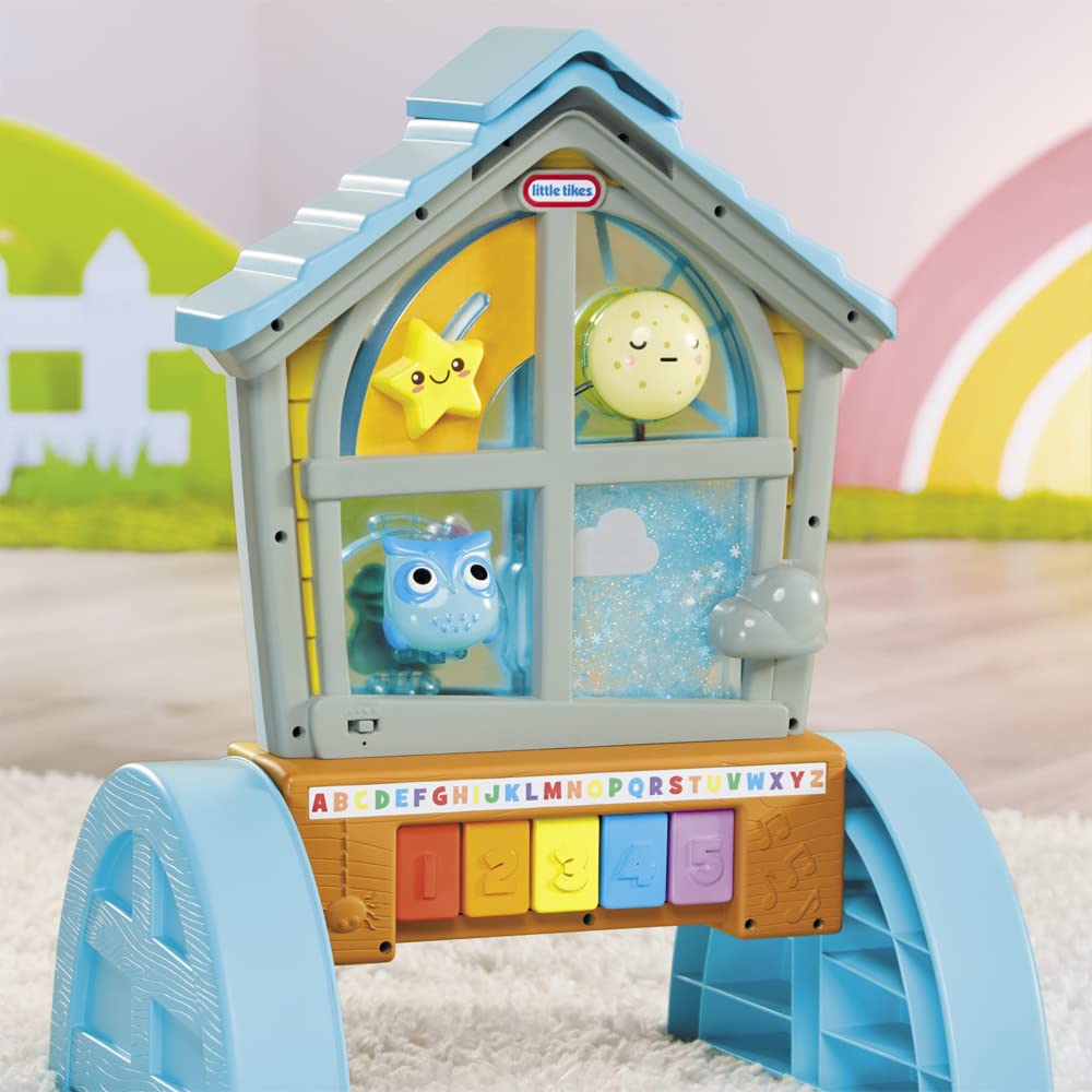 Little Tikes® Learn & Play™ Look & Learn Window™ Learning Educational Letters Numbers Weather Manners Sounds Music Lights Activity Table Gift & Toy for Infants Girls Boys Ages 12+ Months