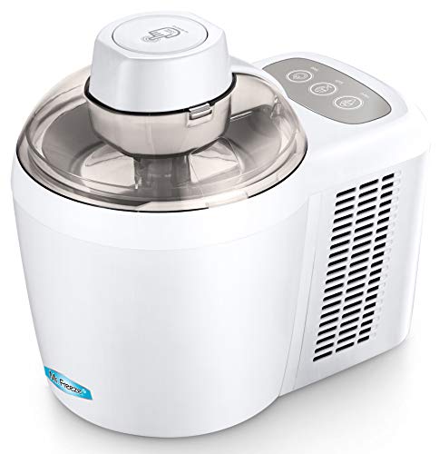 Mr. Freeze EIM-700 Self-Freezing Self-Refrigerating Ice Cream Maker, Frozen Yogurt, Sorbet, Gelato Treat, 1.5 Pint, White
