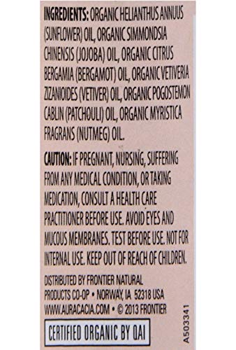 Aura Cacia Organic Chakra Balancing Roll-On, Grounding Root, 0.31 fluid ounce