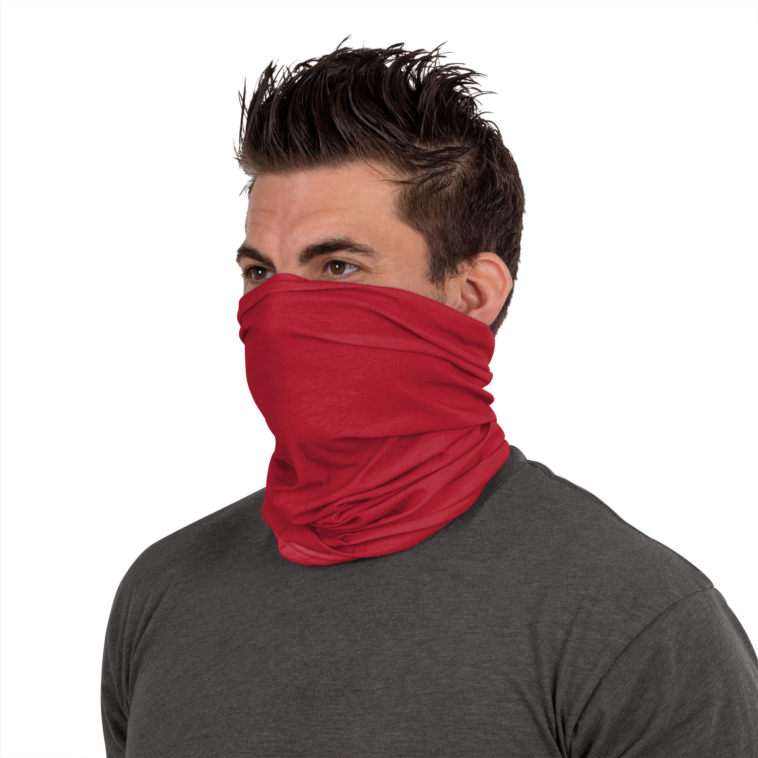 FOCO Solid Hot Pink Gaiter Scarf, Large (GEN GAITER)