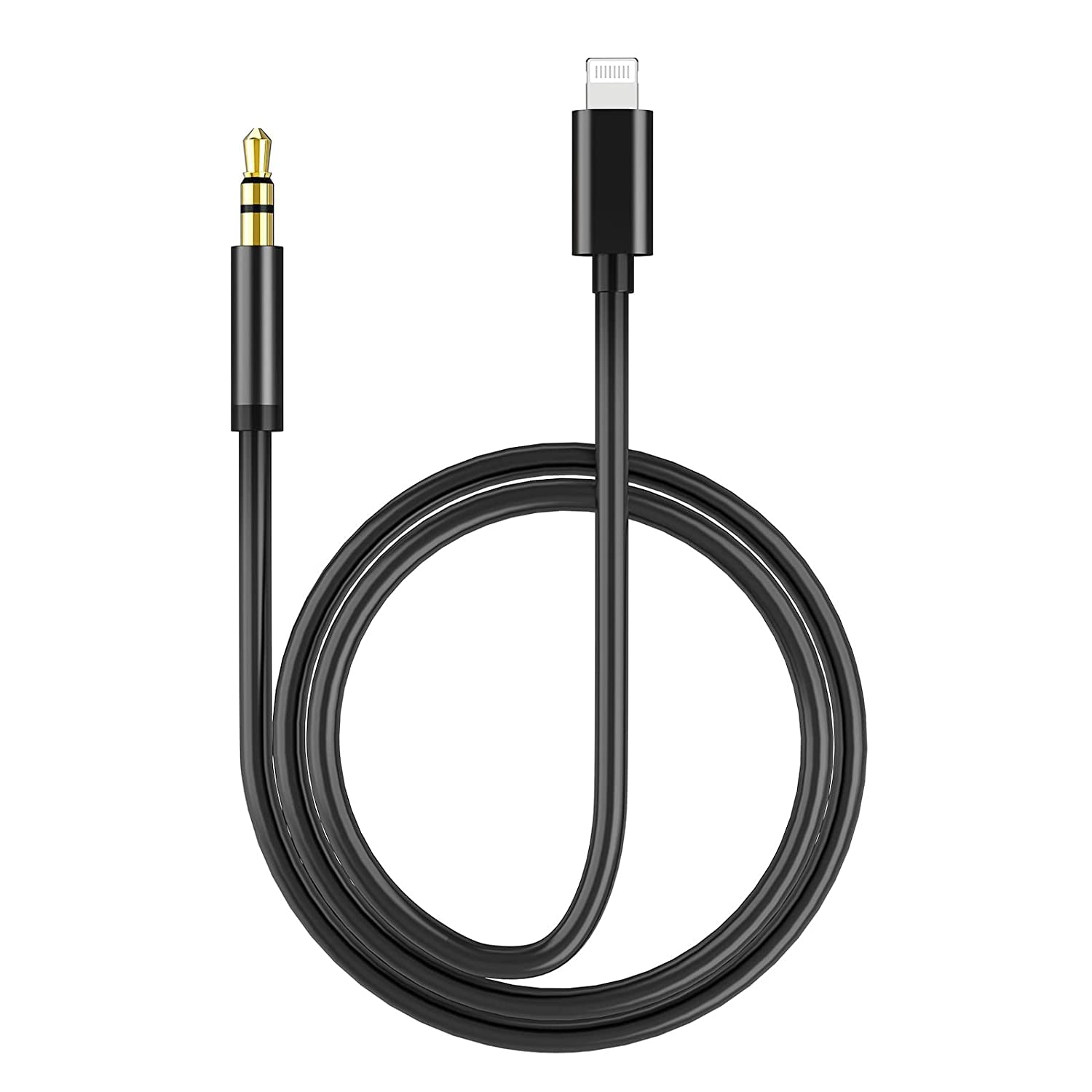 Aux Cord for iPhone, Lightning to 3.5mm Audio Cable 3.3FT [Mfi Certified] iPhone Aux Cord for Car Stereo/Headphone/Speaker, AUX to Lightning Cable for iPhone 14 13 12 11 XS XR X 8 7 iPad iPod