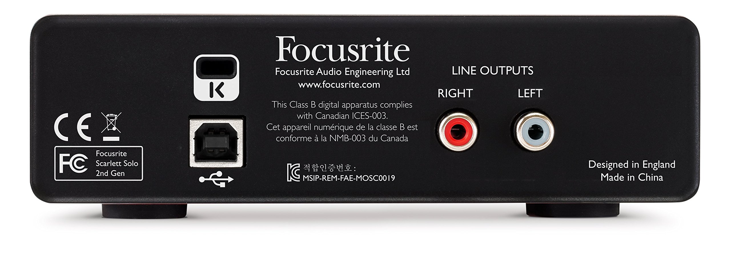 Focusrite Scarlett Solo (2nd Gen) USB Audio Interface with Pro Tools | First