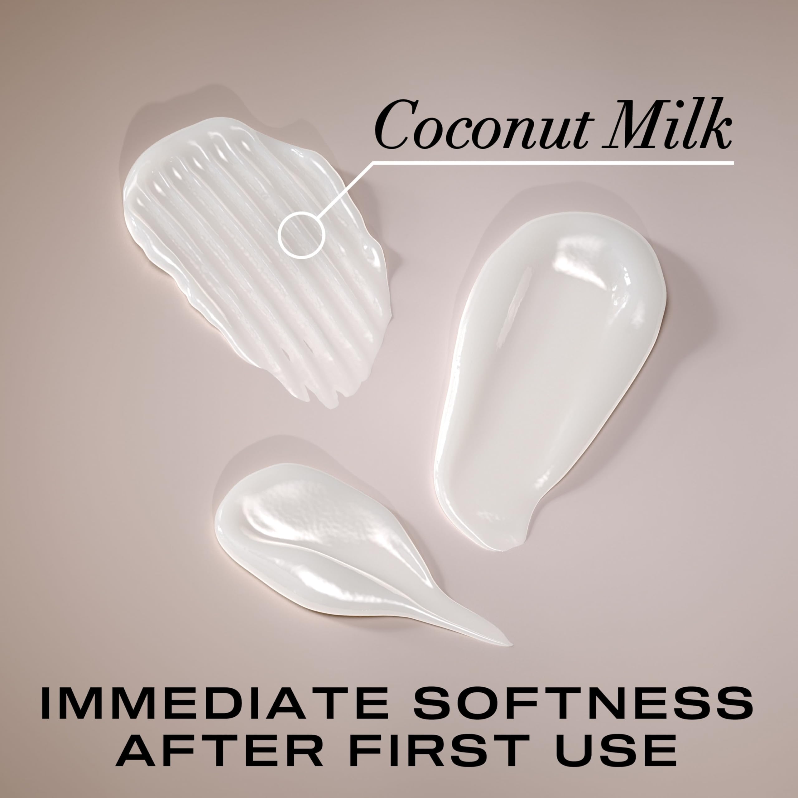 OGX Nourishing + Coconut Milk Conditioner, Hydrating & Restoring Conditioner Moisturizes for Soft Hair After the First Use, Parabens-Free, Sulfate-Free Surfactants, 13 fl. Oz
