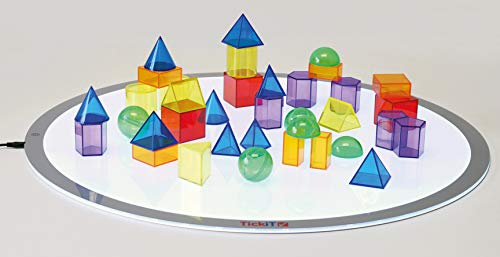 TickiT 9241 Translucent Geometric Shapes (Pack of 36)