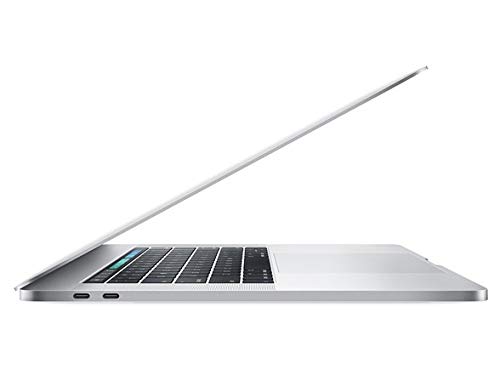 Apple MacBook Pro 15-inch w/ Touch Bar (Mid 2018), 220ppi Retina Display, 6-Core Intel Core i7, 512GB PCIe SSD, 16GB RAM, macOS 10.13, Silver (Renewed)