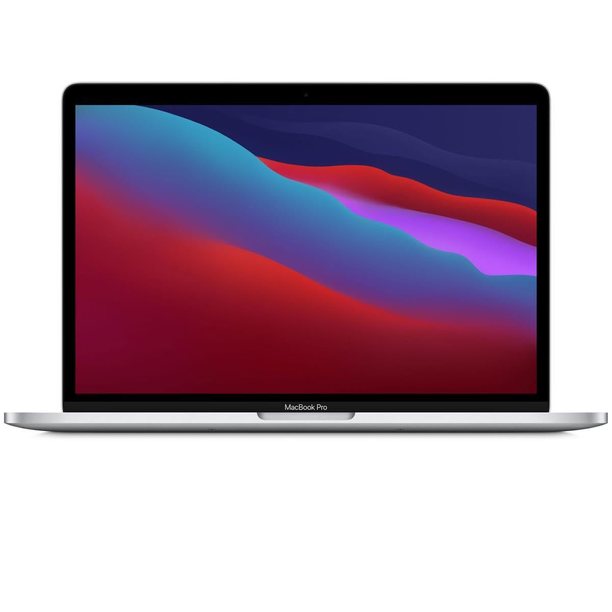 Apple MacBook Pro 13.3" with Retina Display, M1 Chip with 8-Core CPU and 8-Core GPU, 16GB Memory, 512GB SSD, Silver, Late 2020