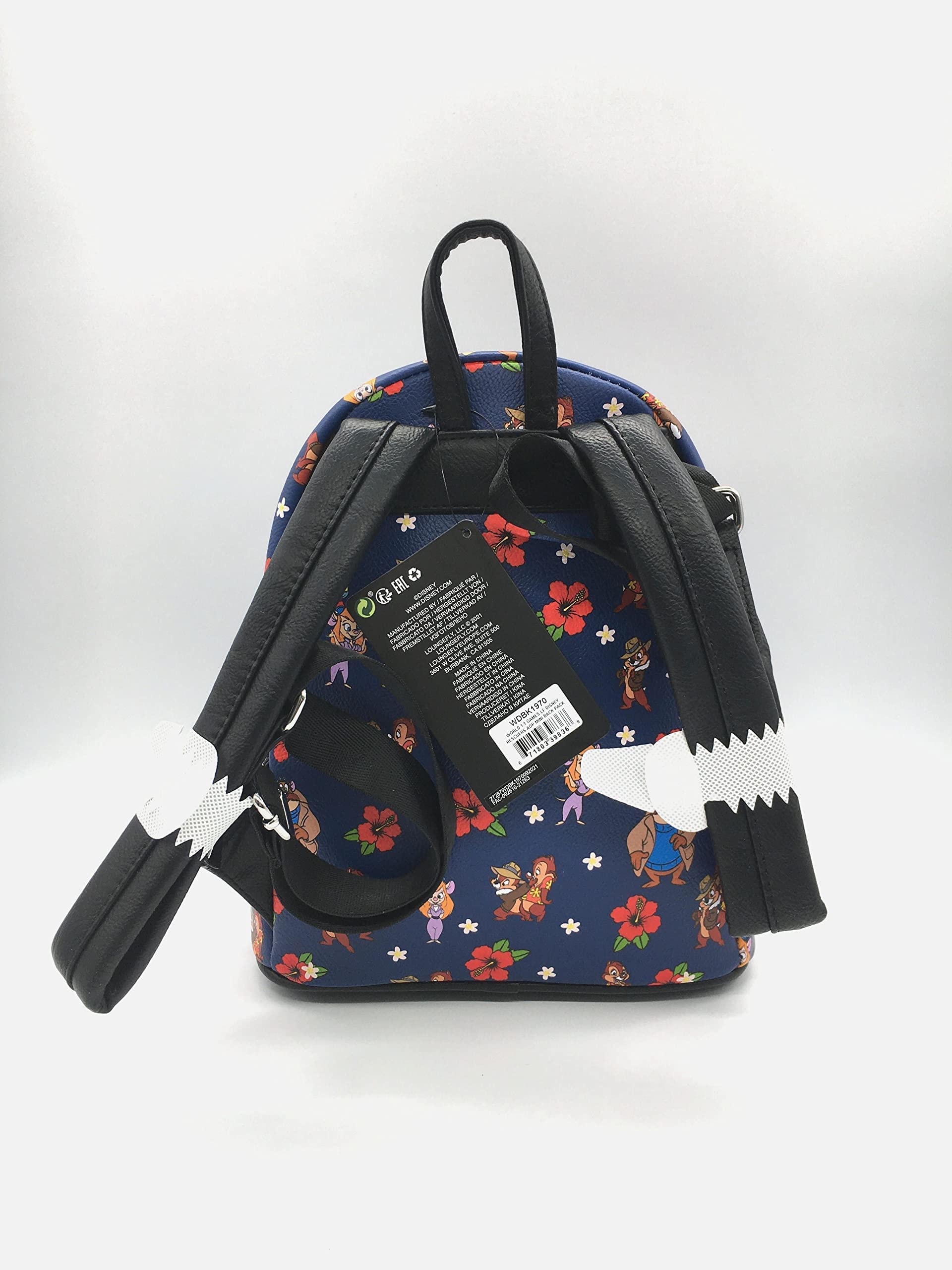 Loungefly Chip N Dale Rescue Rangers AOP Women's Double Strap Shoulder Bag