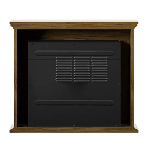 duraflameĀ® Wall Mantel with Infrared Quartz Electric Fireplace and Crackling Sound