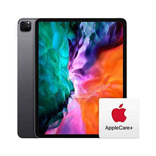 Apple New iPad Pro (12.9-inch, Wi-Fi, 128GB) - Space Gray (4th Generation) with AppleCare+ Bundle