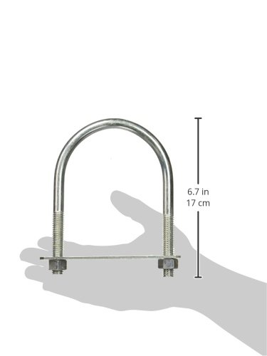 National Hardware N347-823 2190BC U Bolt in Zinc plated, 1/2" x 4" x 6-1/2"