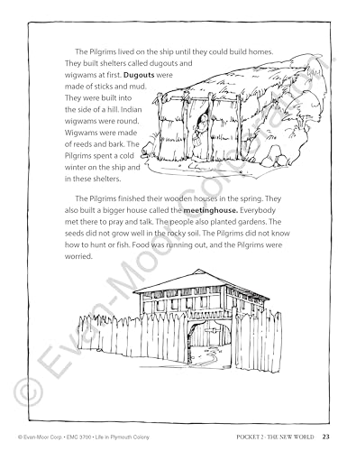History Pockets: Life in Plymouth Colony, Grades 1-3