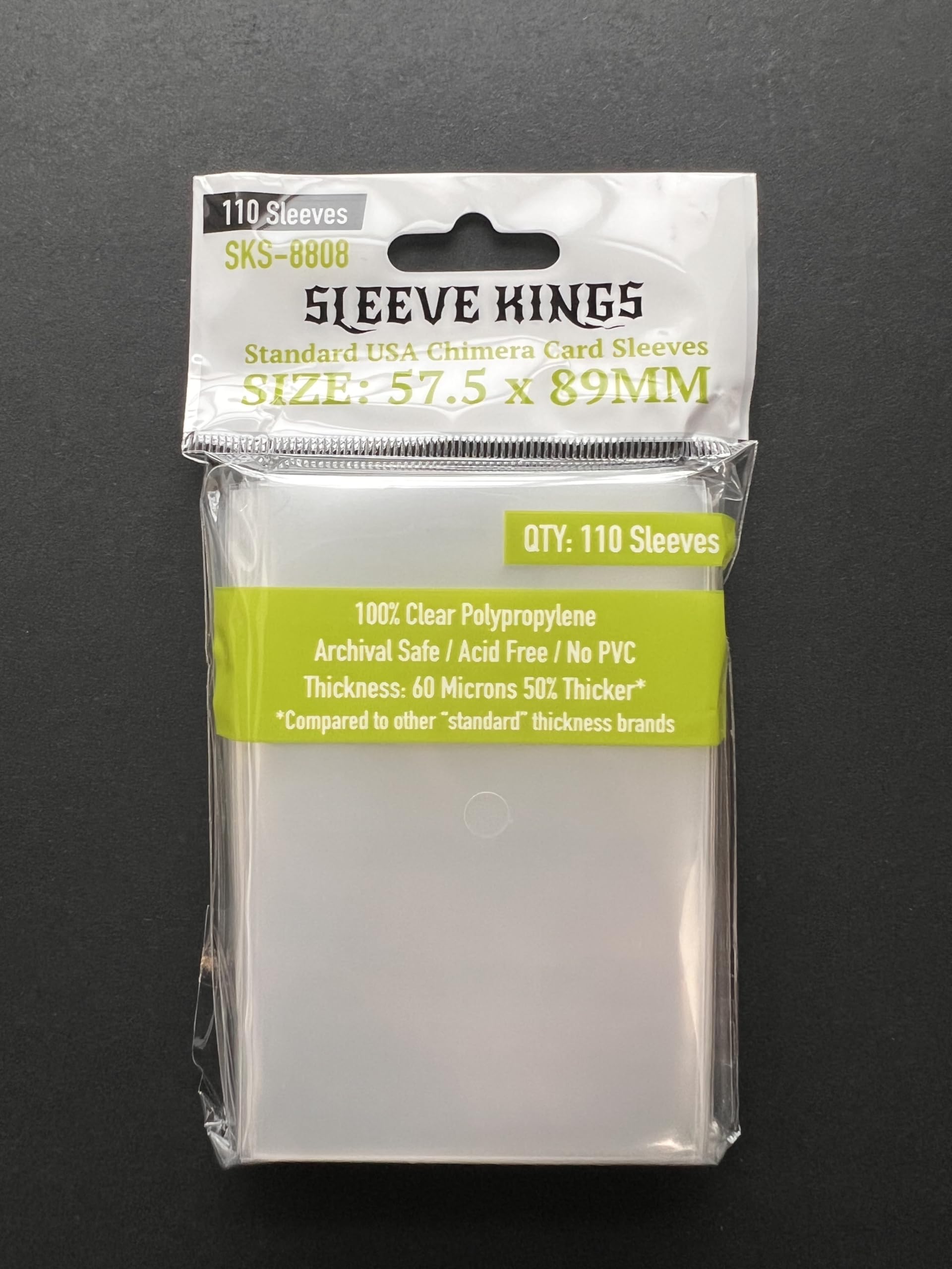Sleeve Kings Standard USA Chimera Card Sleeves 57.5 X 89 mm (4x110 Pack, 440 Sleeves)