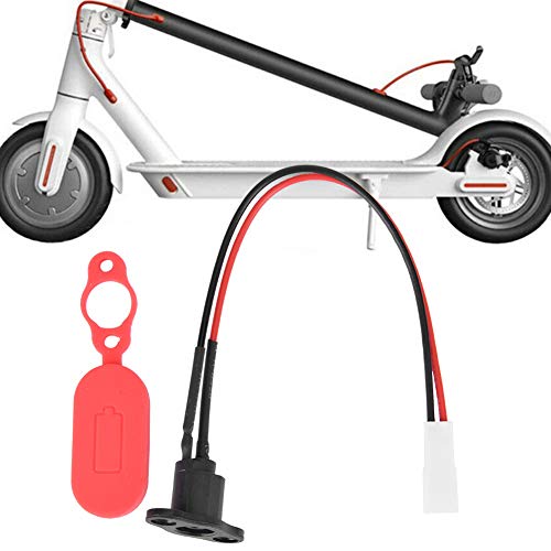 Battery Charger Connector Socket for Xiaomi M365, Durable Charging Port for Xiaomi M365 Electric Scooter Accessories Prevent Deformation and Damage