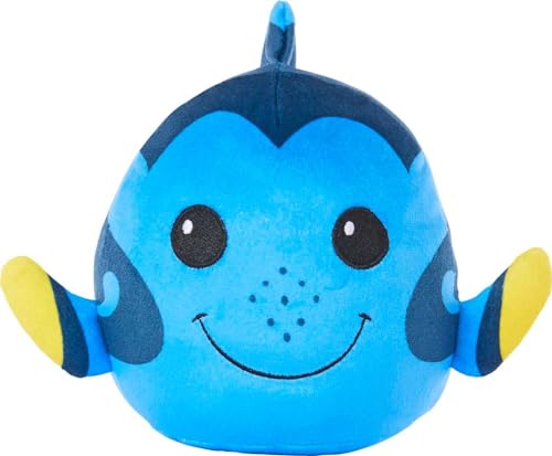 Mattel Disney100 Finding Nemo Cuutopia Plush Toys 4-Pack, Collectible Set of Soft 5-Inch Pillow Dolls Inspired by Fan-Favorites Nemo, Dory, Squirt & Bruce