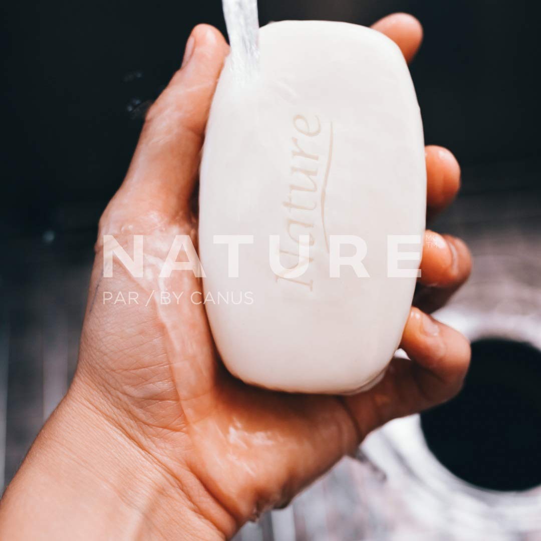 Nature by Canus Bar Soap, With Fresh Canadian Goat Milk, Vitamin A, B3, Potassium, Zinc, and Selenium White Goat's Milk, 5 Ounce (Pack of 1) (Model: 9924)