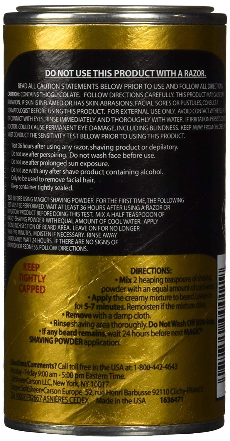 Magic Shaving Powder Gold 4.5 ounce fragrant