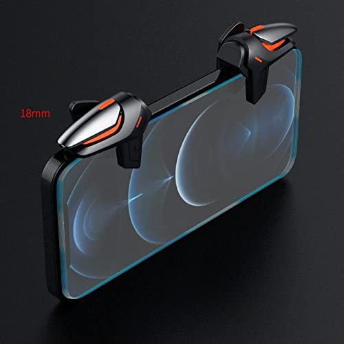BoxWave Gaming Gear Compatible with OnePlus Nord N200 5G (Gaming Gear by BoxWave) - Touchscreen QuickTrigger, Trigger Buttons Quick Gaming Mobile FPS for OnePlus Nord N200 5G - Jet Black