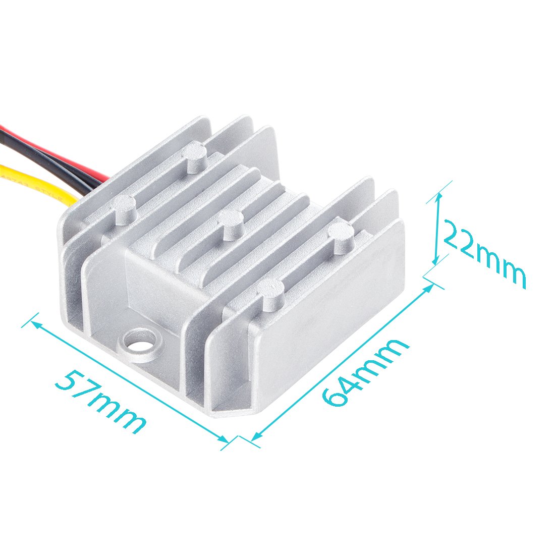 uxcell Voltage Converter Regulator DC/DC DC 12V Step-Up to DC 48V 2A 96W Power Boost Transformer Waterproof