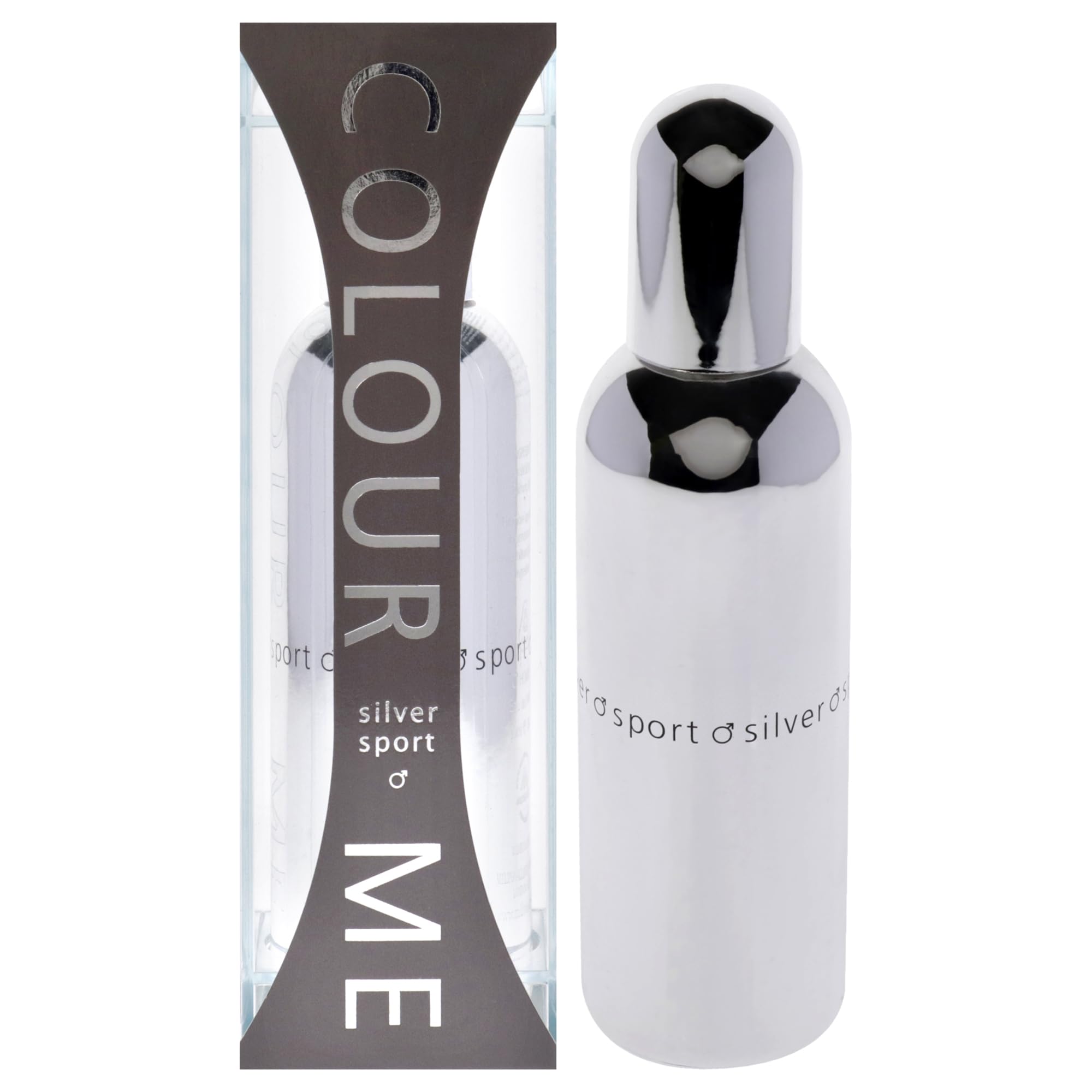 Milton-Lloyd Colour Me Silver Sport - Cologne for Men - Woody Fragrances - Mens Cologne - Long Lasting Perfume for Men - Woody Cologne - 3 oz