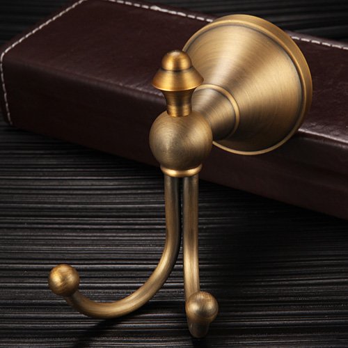 LightInTheBoxÂŽ Novelty Design Antique Brass Finish Wall-Mounted Robe Hook, Bathroom and Kitchen Accessories. Double Hook