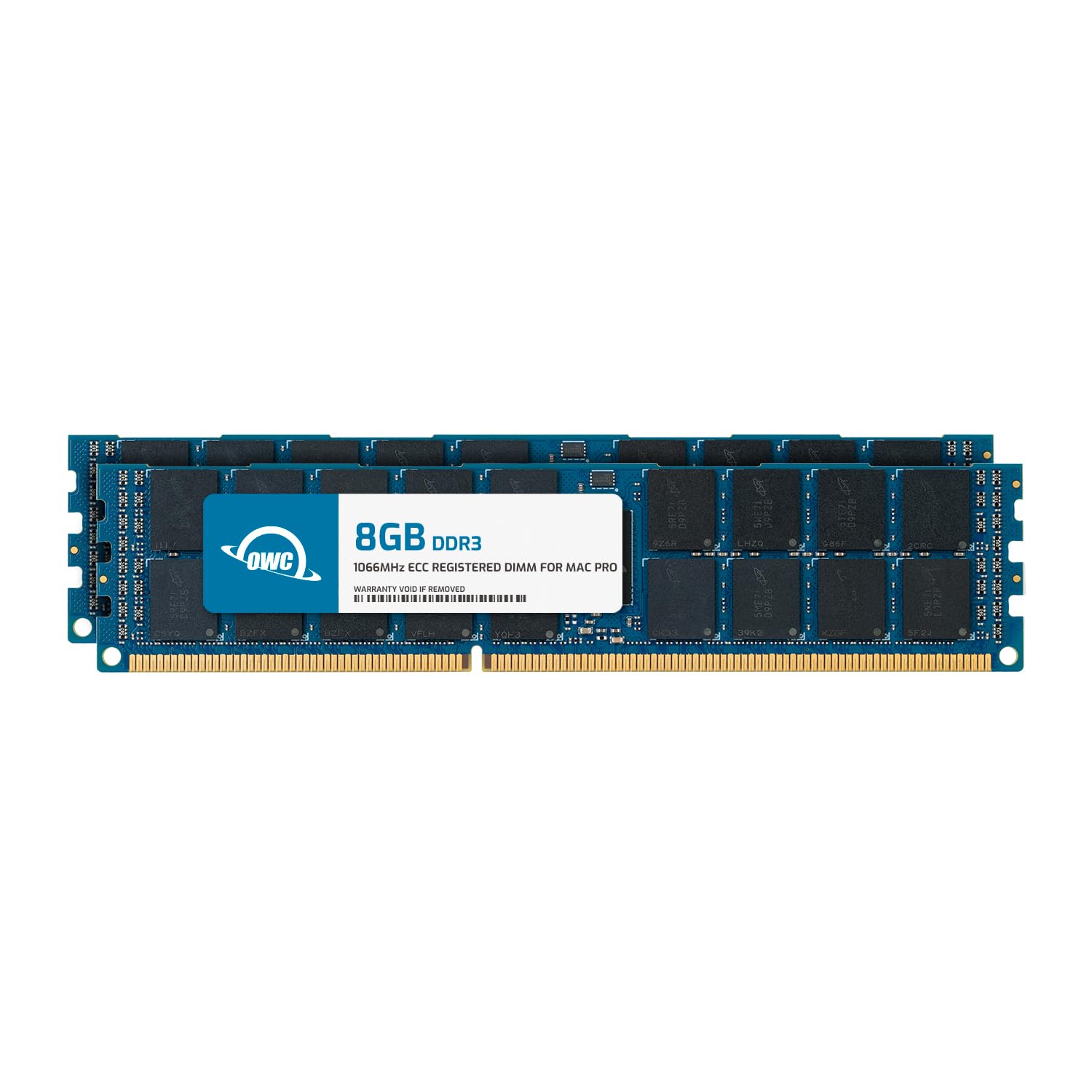 OWC 16GB (2x8GB) DDR3 ECC Registered CL7 PC3-8500 1066MHz SDRAM Memory Ram Upgrade Module Compatible with 2009-2010 Mac Pro Nehalem, Xserve 2009 (OWC85MP3S8M16GK)