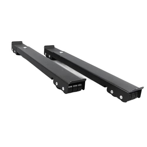 Appliance Roller Black Extendable Washing Machine Dolly Bracket 16 Wheels 661lbs Fridge Moving Base