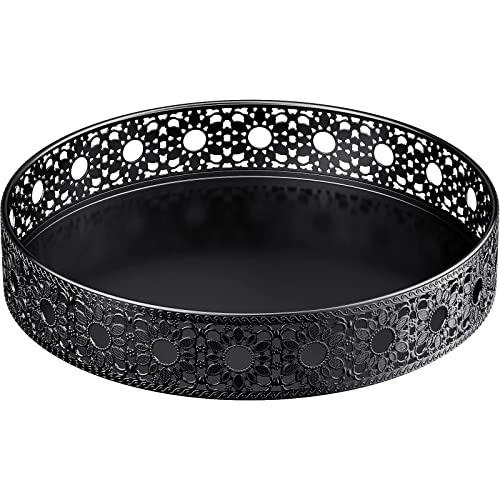 Lazy Susan Organizer, 11 Inch Lazy Susan Turntable for Cabinet Table, PHINOX Turntable Organizer Lazy Susan Spice Rack with Non-Slip Pad, Lazy Susan for Kitchen Bathroom Pantry Vanity (Metal)