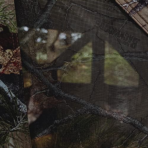 Barronett Blinds Radar™, Portable Hunting Blind, Pop-Up Hub Blind, Zipperless Windows, Lightweight, 2-Person, Bloodtrail Backwoods, 67” x 71” x 71”
