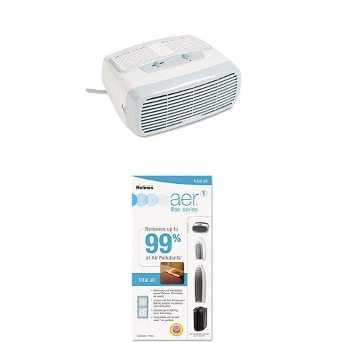 Holmes HEPA Type Desktop Air Purifier with replacement AER1 Total Air Filter