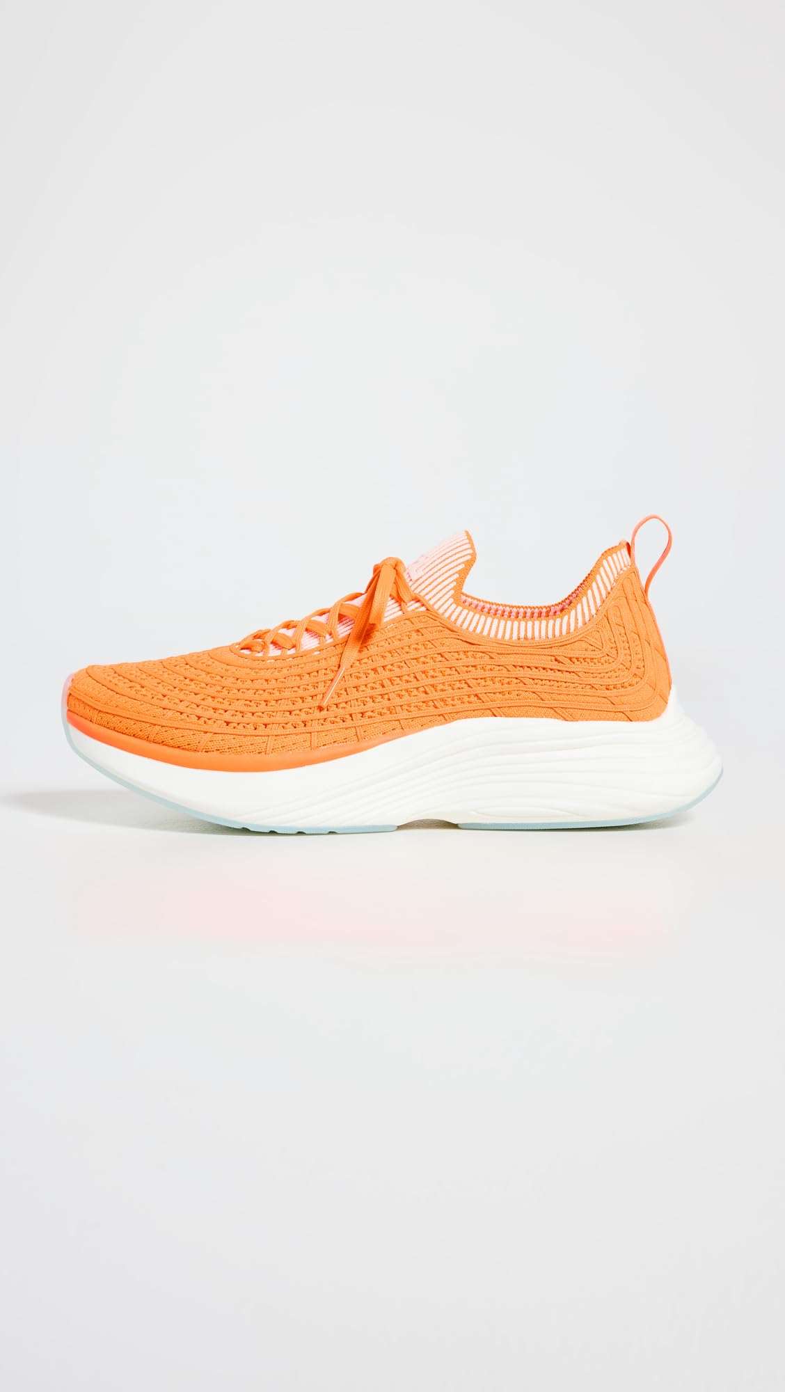 APL: Athletic Propulsion Labs Women's Techloom Zipline Sneaker, Molten/Pristine/Ribbed, White, Orange, 11 Medium US
