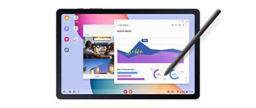 SAMSUNG Galaxy Tab S6 Lite 10.4" 64GB Android Tablet, S Pen Included, Slim Metal Design, AKG Dual Speakers, Long Lasting Battery, US Version, 2020, Angora Blue