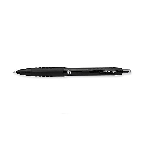 Uni-Ball Signo 307 Retractable Gel Ink Pen, 6-Count (Medium, Black)