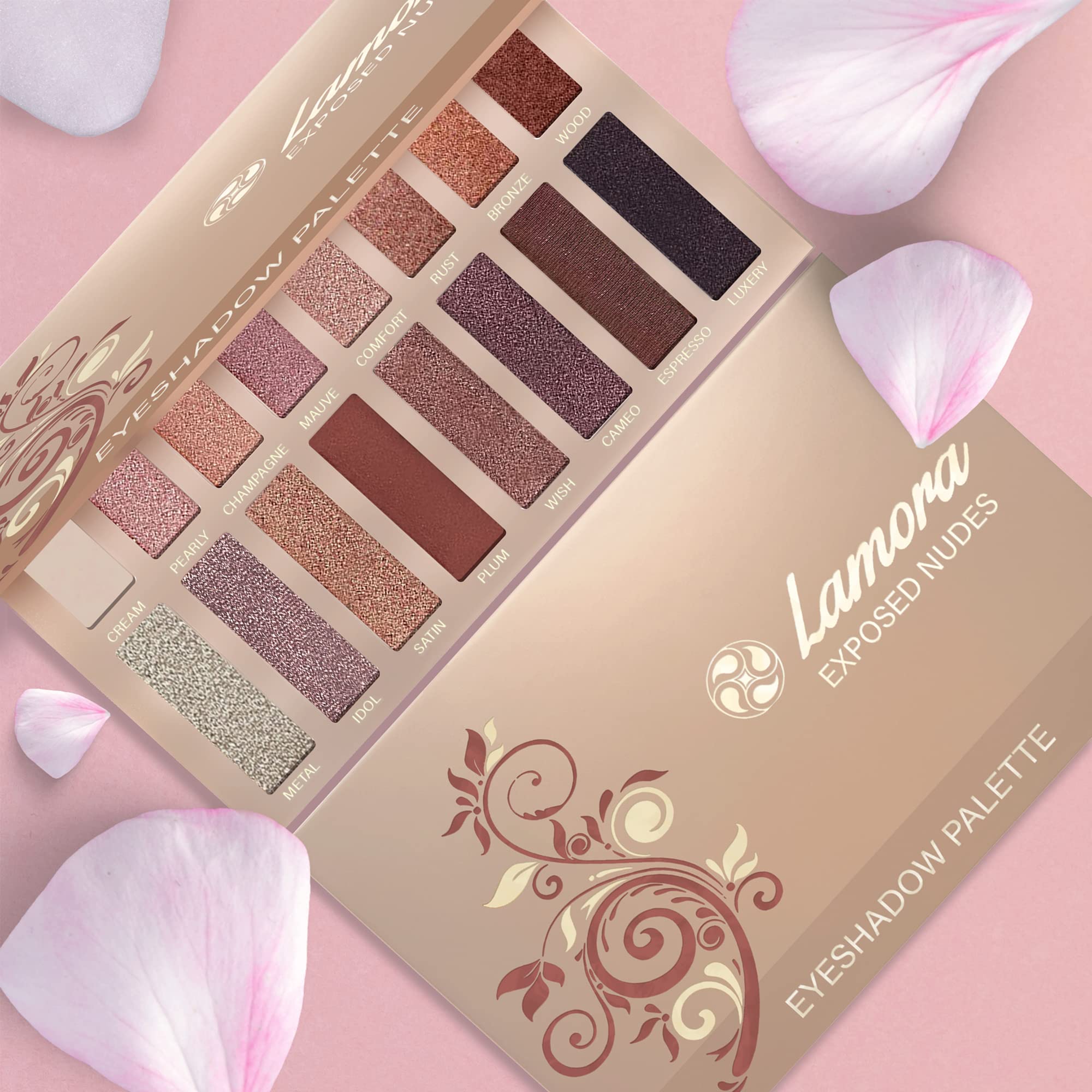 Best Pro Eyeshadow Palette Makeup - Matte Shimmer 16 Colors - Highly Pigmented - Professional Nudes Warm Natural Bronze Neutral Smoky Cosmetic Eye Shadows