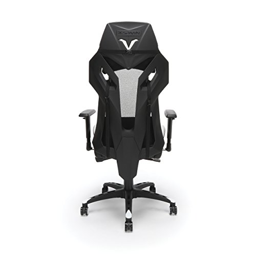 RESPAWN RSP-205 Racing Style Gaming Chair, Leather, White