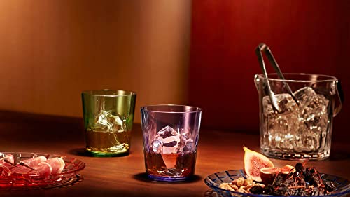 SCANDINOVIA - 13 oz Unbreakable Premium Drinking Glasses - Set of 6 - Tritan Plastic Tumbler Cups Reusable - Perfect for Gifts - BPA Free - Dishwasher Safe - Stackable