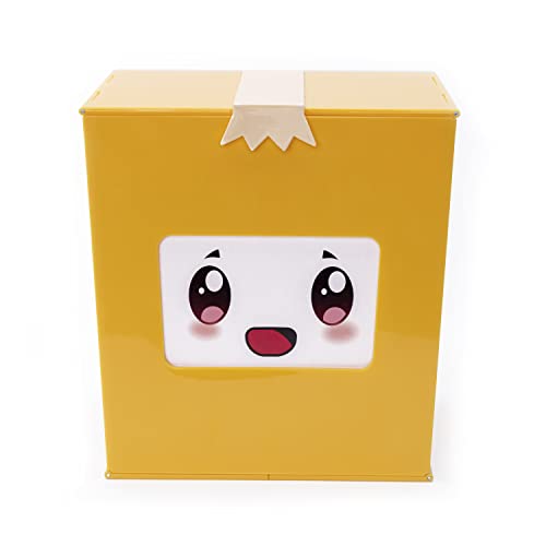 LankyBox Giant Mystery Box: Wearable Boxy case, 2 Figures, one 6β Glow-in-The-Dark Plush, a Squishy , pop-it Fidget Toy, Canny with pop-Out Sticky, and 3 Stickers