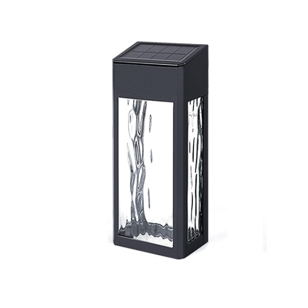 LANTKD 4pcs Solar Outdoor Garden Wall Lamp, Home Garden Villa Arrangement Outdoor Waterproof Lamp Induction Lighting Street Lamp Landscape Lamp