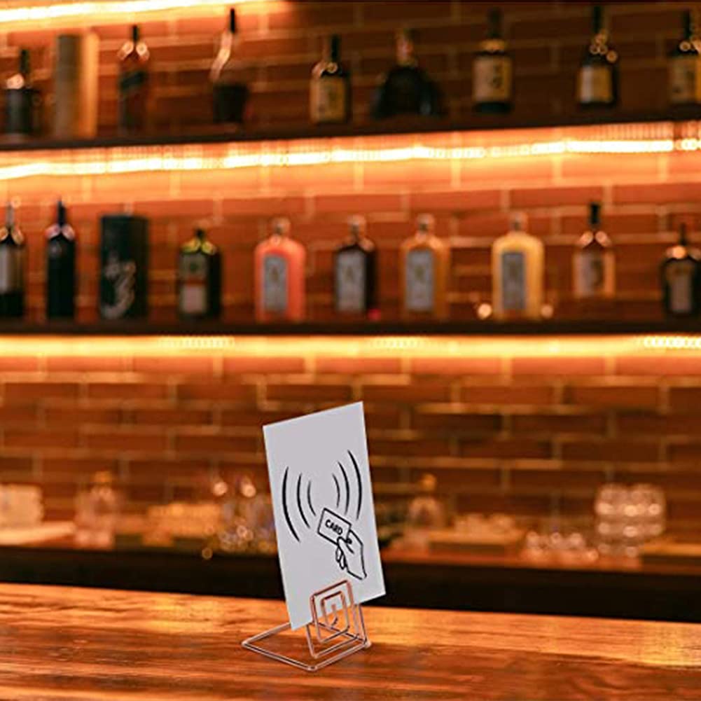 ELANE 18 Pcs Mini Place Card Holders,Wedding Table Number Holders Picture Holder Stand,Table Place Card Holders